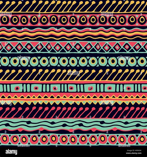 Ethnicity Seamless Pattern Boho Style Ethnic Wallpaper Tribal Art