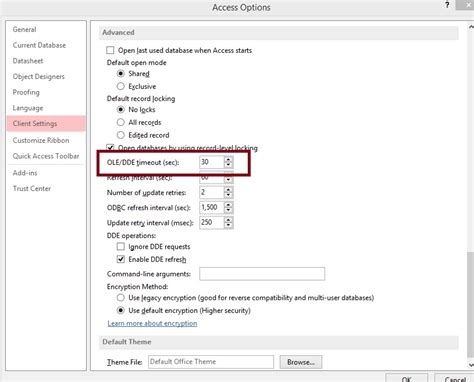 sql server ms access odbc call failed query timeout expired stack