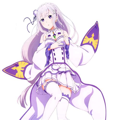Emilia Re Zero Png