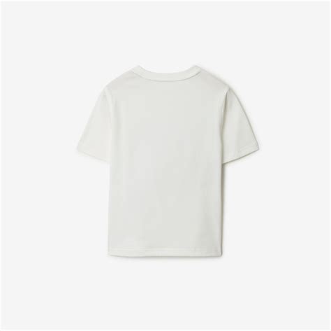 Ekd Cotton T Shirt In Salt Burberry® Official