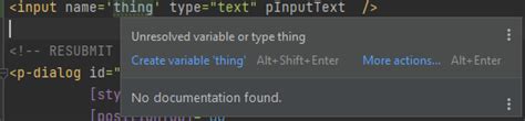 unresolved variable or type x in angular template name attribute ides