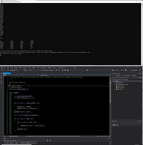 c one dimensional array 24 elements with random integers use a loop