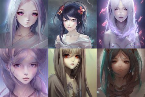 Lexica Character Concept Art Of A Beautiful Anime Ghost Girl Cute