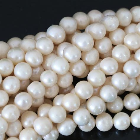 Buy 7 8mm Natural White Freshwater Cultured Pearl