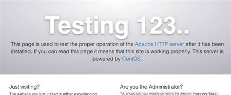 installing the apache web server on centos 7 cloudsigma