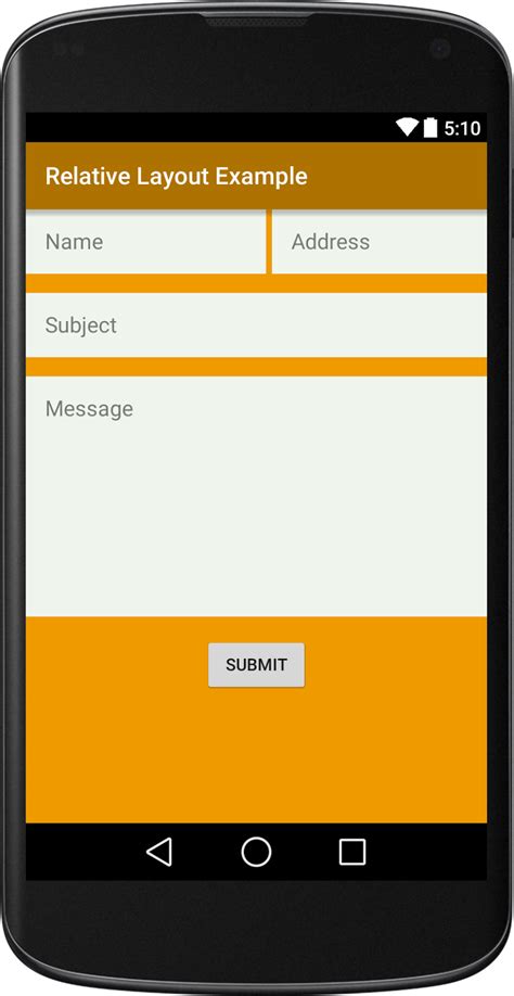 android relative layout example viral android tutorials examples