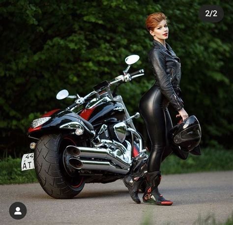 Pin By 🌹 ️lederlady ️🌹 On Motorrad Girls ️ Motorbike Girl Biker Girl