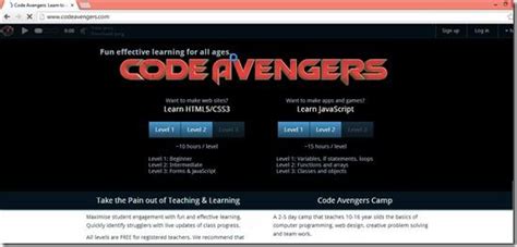 website to learn programming in html javascript css