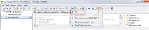 importing and exporting a mysql database using heidisql cidosman