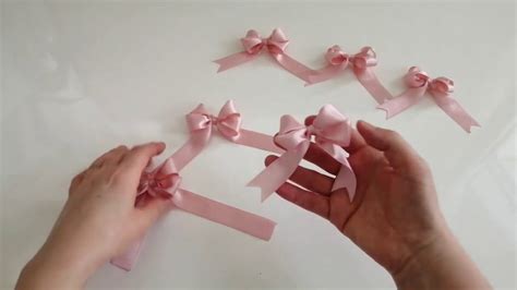 Diy Ribbon Bows Easy Satin Ribbon Bows Making Tutorials Ribbon Crafts