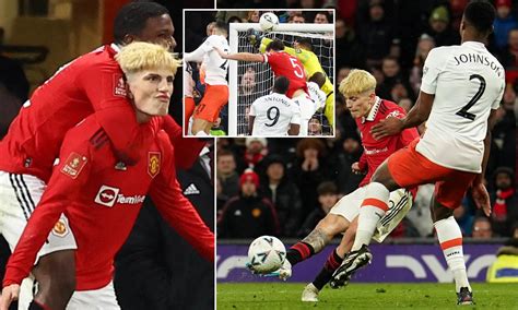 Alejandro Garnacho Scores 90 Minute Stunning Goal As Man United Advance