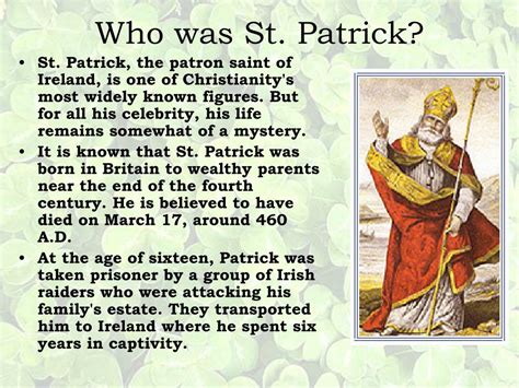 Ppt The History Of St Patricks Day Powerpoint Presentation Free