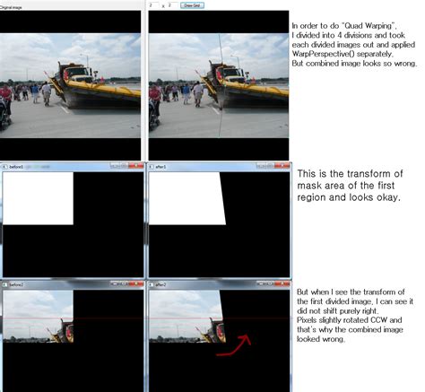 warpperspective gives unexpected result opencv qanda forum