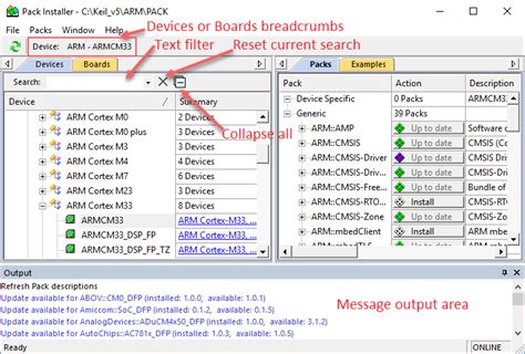 µvision user s guide pack installer