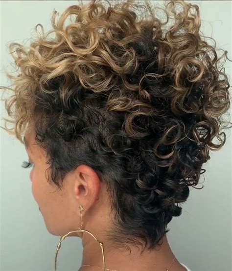 Short Naturally Curly Hair With Bangs