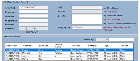 patient record management system in vb net with source code source my