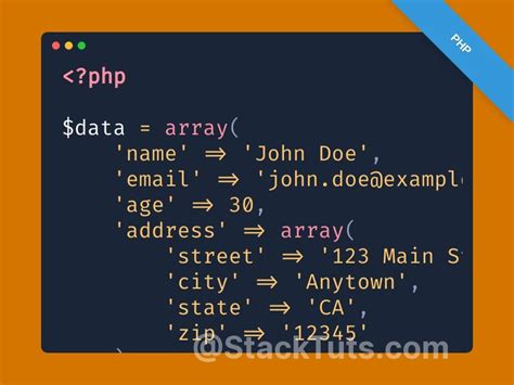 how to generate json file with php stacktuts