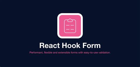 github react hook form react hook form 📋 react hooks