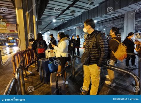 Macau Port Hzmb Bridge Public Bus Transportation 101x Buses Public