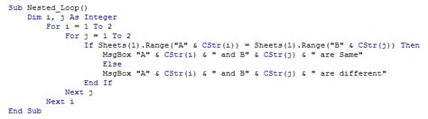 excelmadeeasy vba nested loops in excel