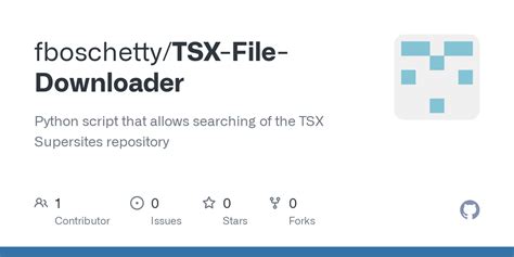 github fboschetty tsx file downloader python script that allows