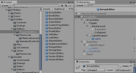 runtime editor docs example unity documentation