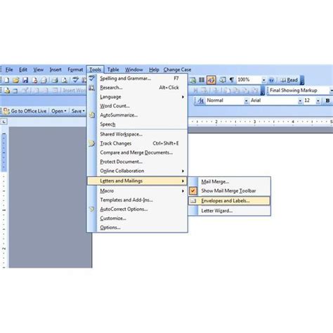 word mail merge sql query bwods