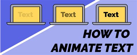how to animate text