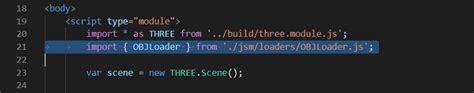 javascript three js errormessage three objloader is not a