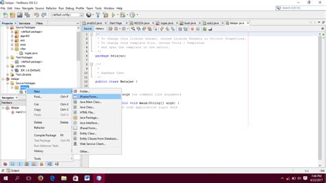 membuat program kasir sederhana dengan netbeans