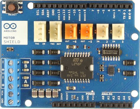 using the arduino motor shield aranacorp