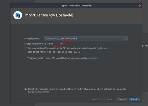 how to create custom model for android using tensorflow geeksforgeeks