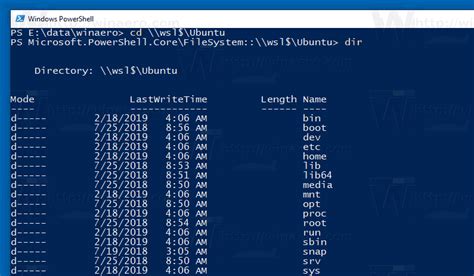 access wsl linux files from windows 10