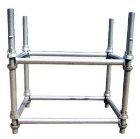 hot dipped galvanized ms cuplock scaffolding system 3mtr 6 rs 50
