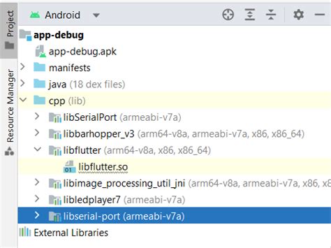 java lang runtimeexception library libflutter so not found for x86