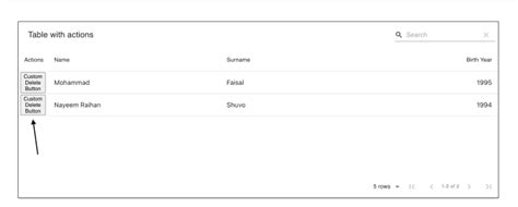 using material table in react to build feature rich data tables