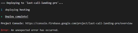 deployment firebase deploy error when site attribute is not specified