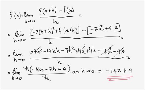 using the limit definition how do you find the derivative of f x