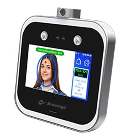 temperature detection face recognition with face recognizer secureye