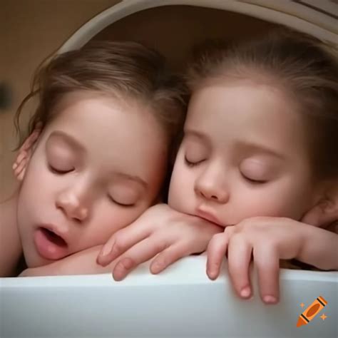 Young Rada Mitchells Twin Sister Sleeping In A Hot Tub With Arms