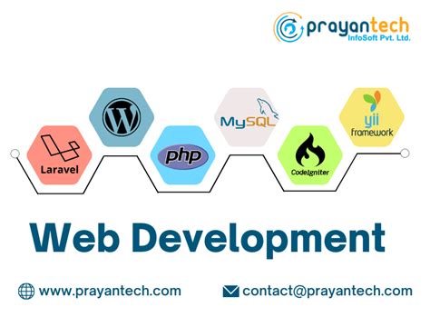 web development php yii framework laravel prayantech