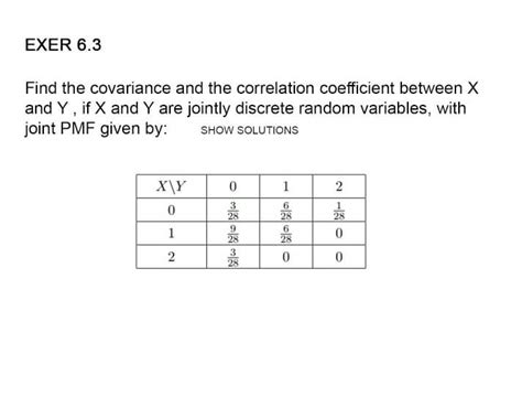 Covariance Formula Correlation Coefficient