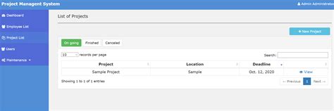 project management system using php mysql free source code