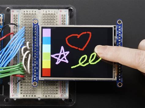 updated guide adafruit 2 8″ and 3 2″ color tft touchscreen breakout v2