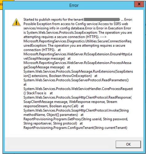 problem solution cannot provision report now