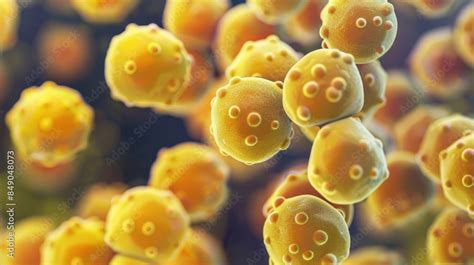 Streptococcus Pyogenes Bacteria 3d Computer Illustration Of