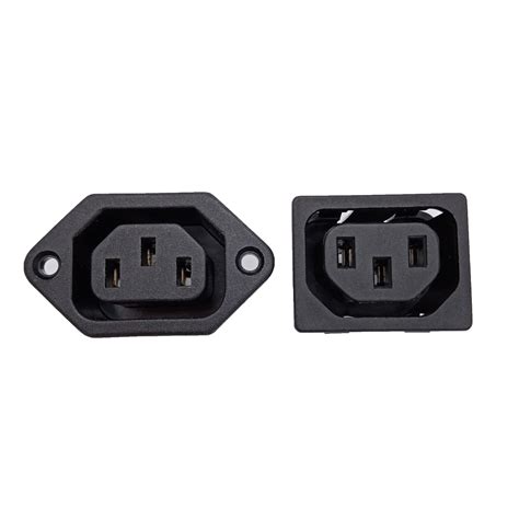 10a 250v Iec60320 C13 Ac Power Socket Mount Type Plug Adapter Iec C13