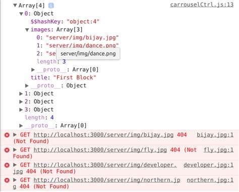 javascript get real image path from json response stack overflow