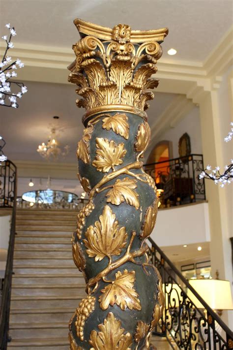 pair of italian solomonic columns at 1stdibs