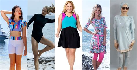 35 Stylish Modest Swimwear Options Esty Lingerie